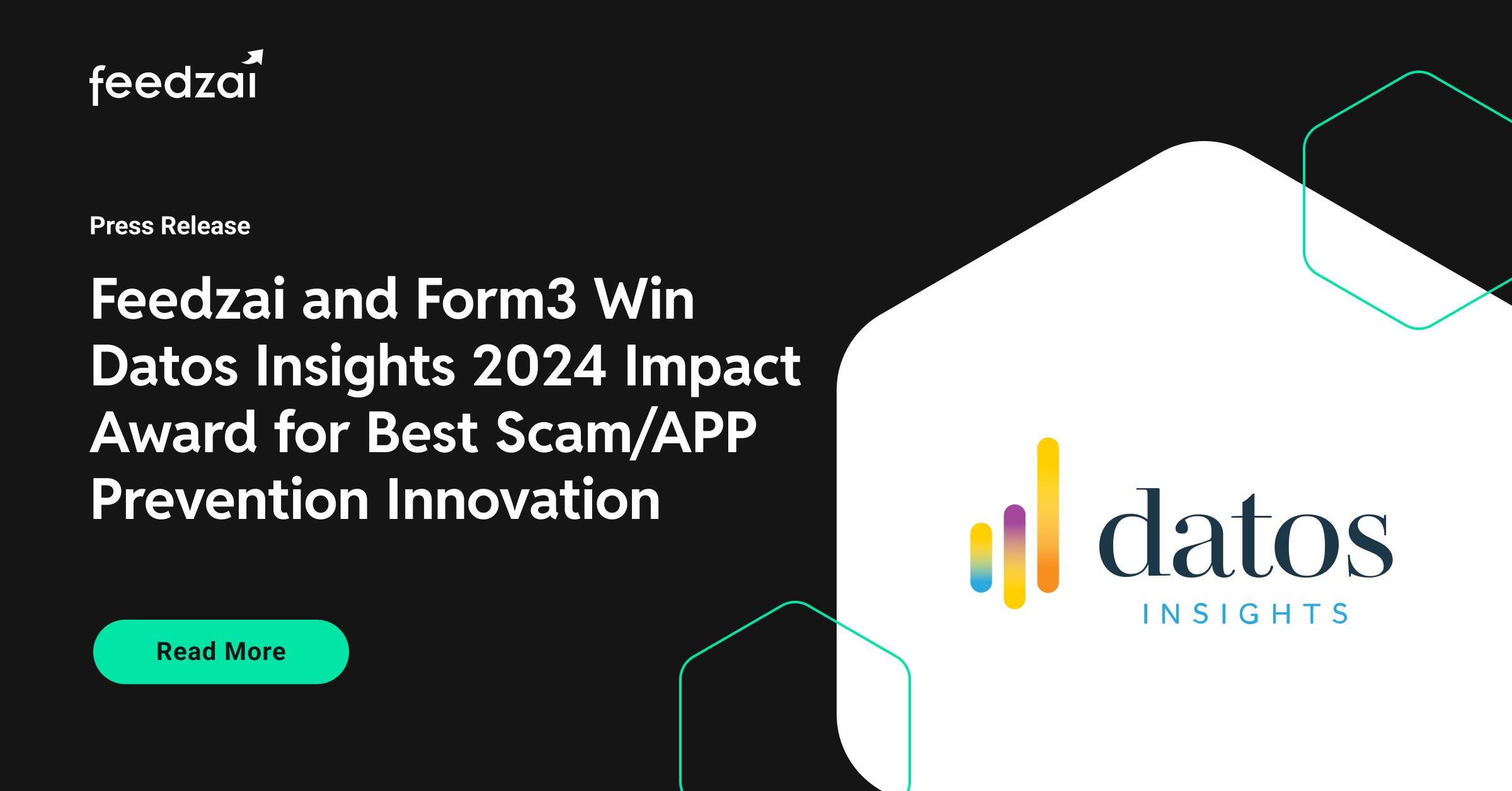 Feedzai and Form3 Win Datos Insights 2024 Impact Award for Best Scam/APP Prevention Innovation ...