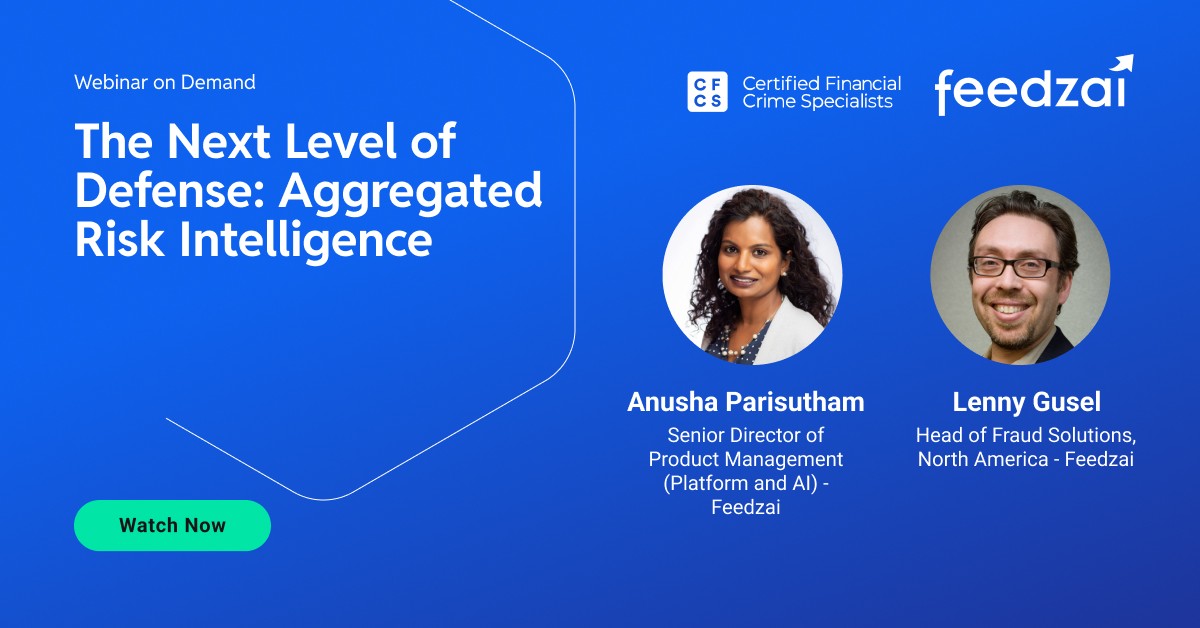 The Next Level of Defense: Aggregated Risk Intelligence | Feedzai
