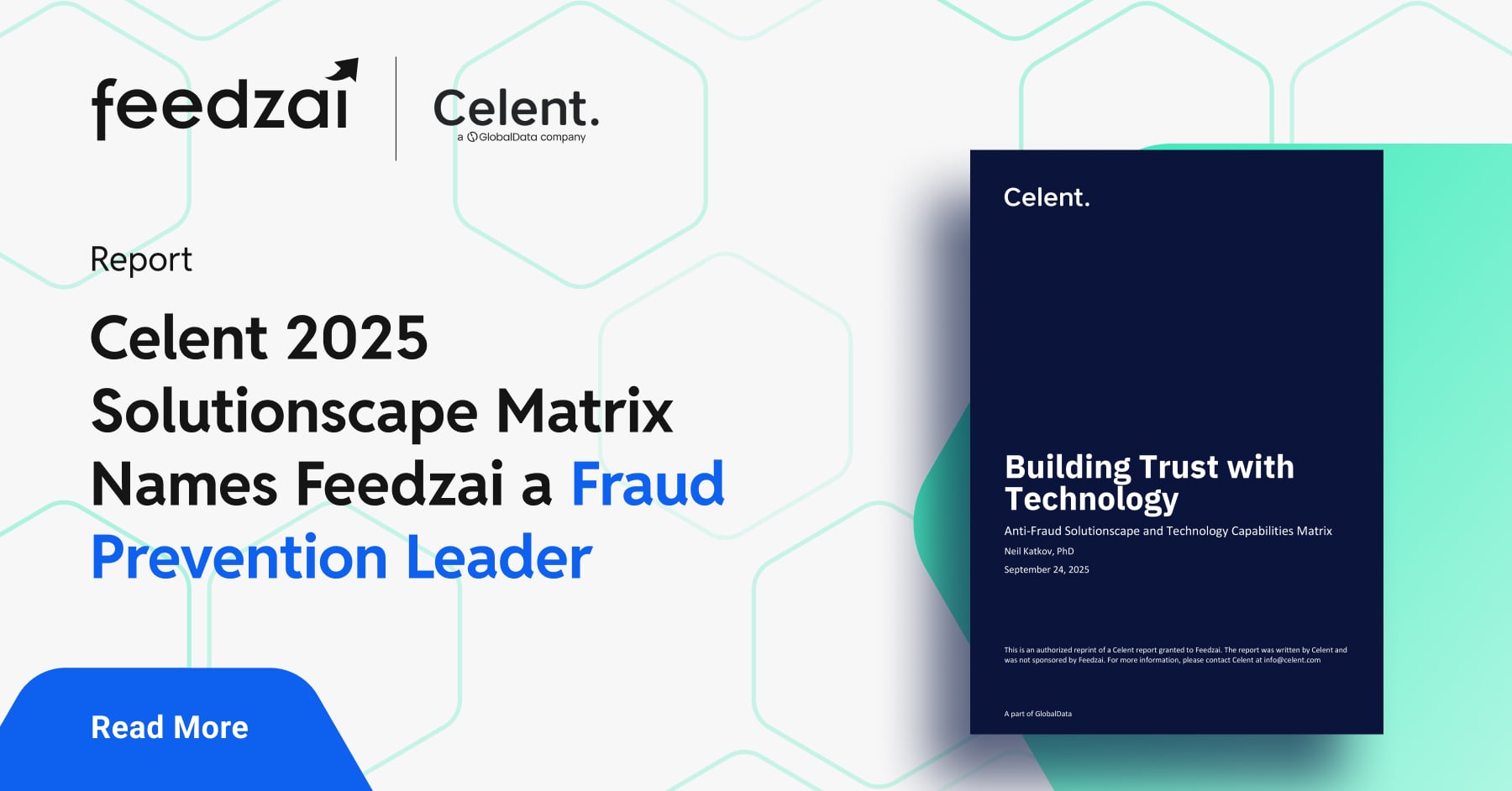 Celent 2025 Anti-Fraud Solutionscape Matrix | Feedzai